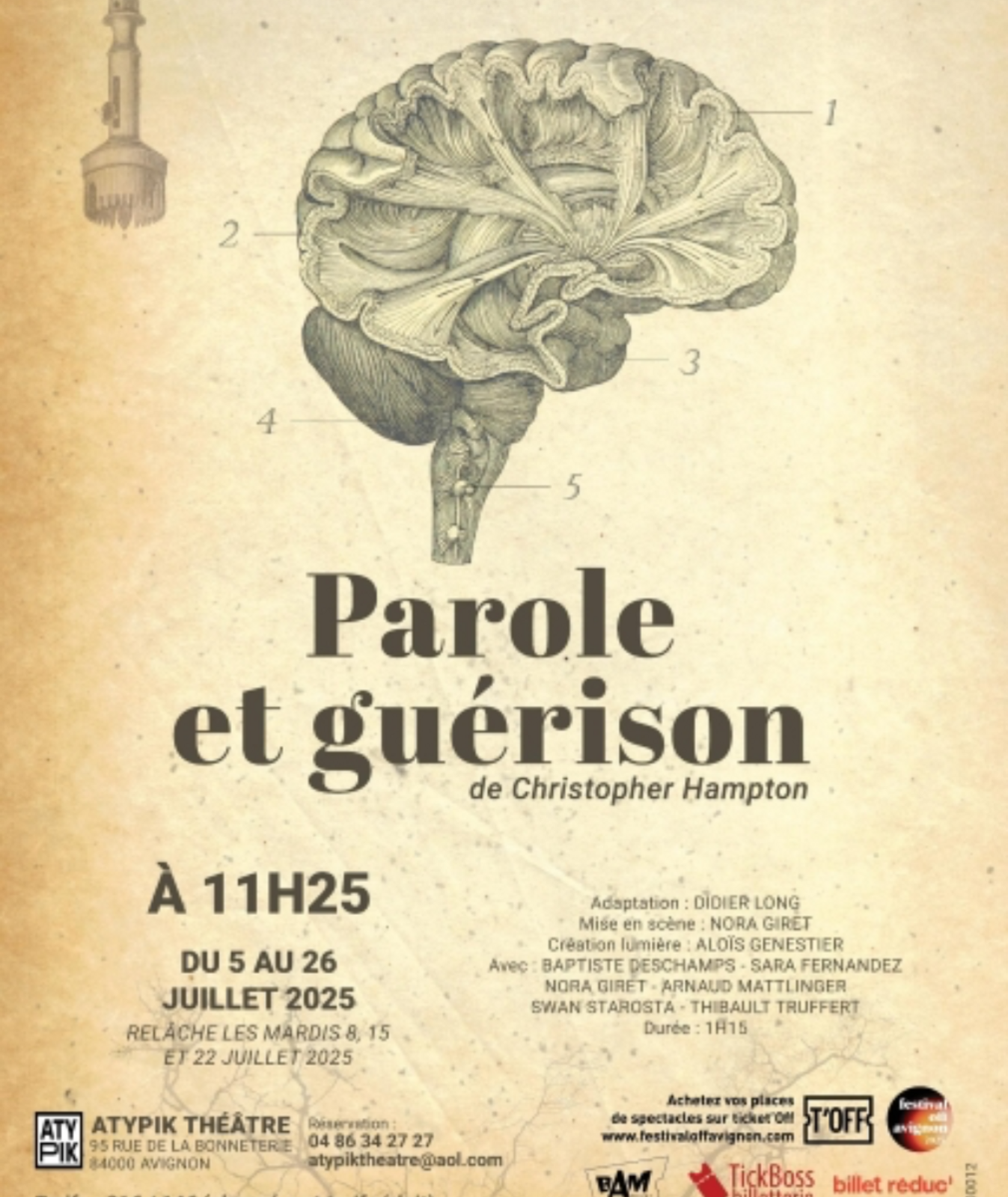 Parole et guérison – Jung et Sabina Spielrein – Pièce de Christopher Hampton